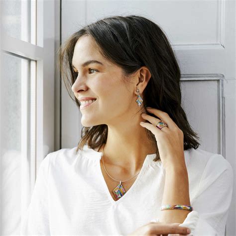 Bracelet Jonc En Argent Massif Bracelet Jonc Coloré Pour Femme Una