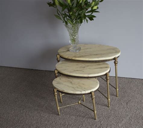 Antiques Atlas Set Of Oval Nesting Tables