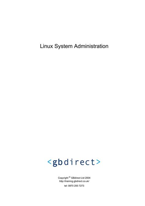 New Linux Course Modules Pdf