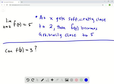 Explain In Your Own Words What Is Meant By The Equation Limx →2 Fx5