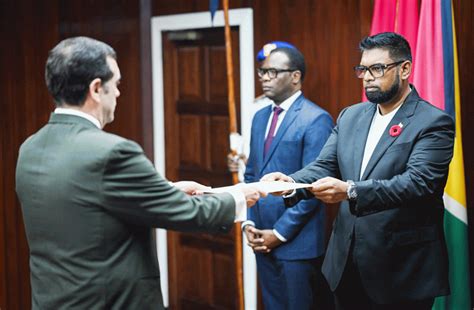 New Paraguayan Ambassador To Guyana Accredited Guyana Chronicle