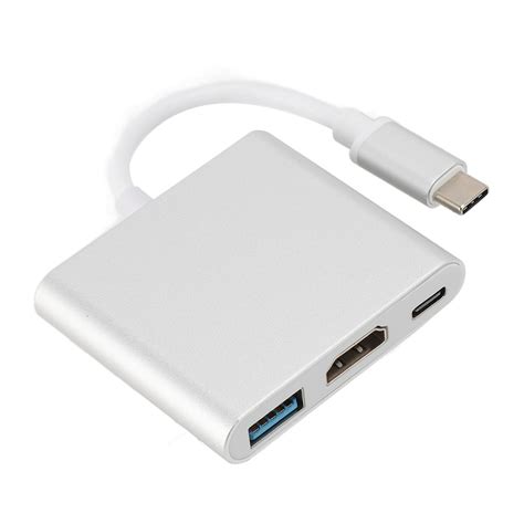 Convertidor Usb C 3 En 1 Estación De Acoplamiento Compatible Usb C A
