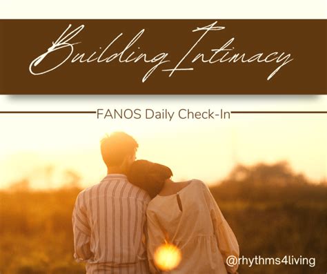 FANOS Check In To Build Intimacy In Marriage