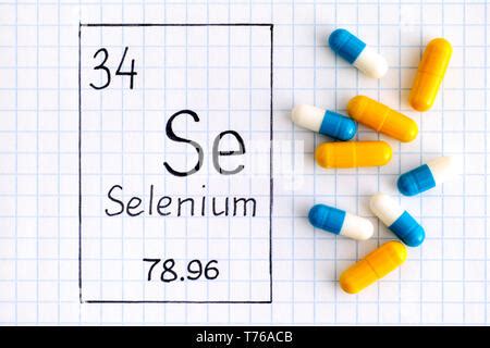 Selenium Chemical Element Of Periodic Table Molecule And Communication Background Chemical