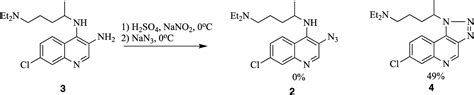 Table 1 From Synthesis And Photolysis Properties Of A New Chloroquine Photoaffinity Probe
