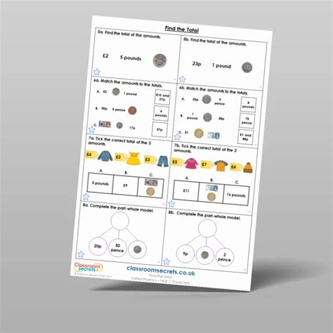 Year 2 Find The Total Varied Fluency Resource Classroom Secrets