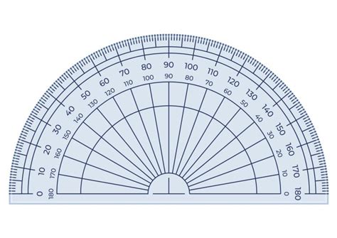 40 Free Printable Protractor Templates Printaboles