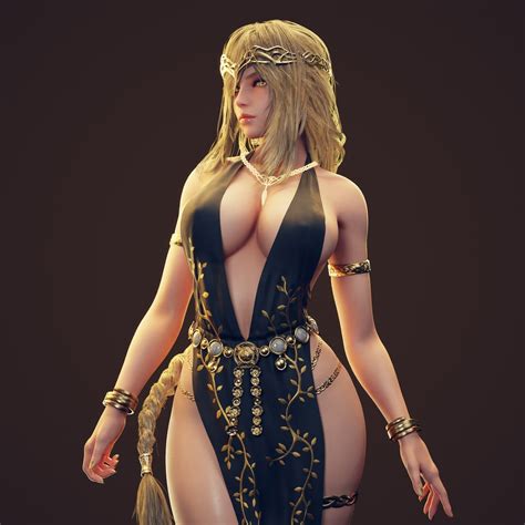 3d Model Queen Marika The Eternal Game Ready Turbosquid 2022233
