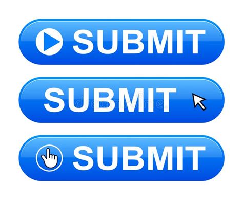 Submit Button Stock Vector Illustration Of Forum Follow 122195758