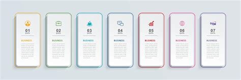 7 data infographics tab index template vector illustration abstract