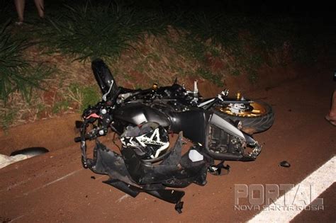 Jovem de Nova Santa Rosa morre após bater a motocicleta na traseira de