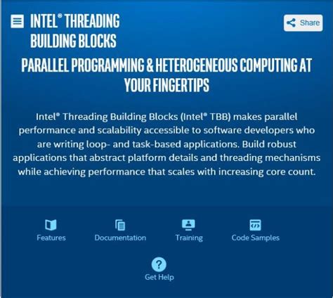 Intel® Threading Building Blocks Tbb Polyhedron Software And Services
