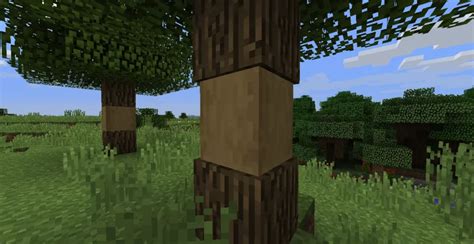 How To Make Stripped Wood In Minecraft Craft Stripped Wood