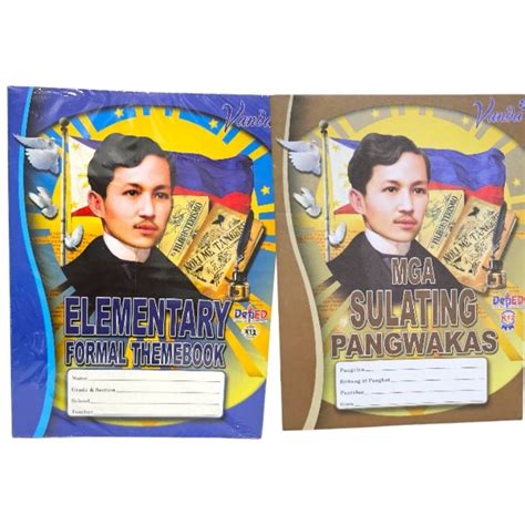 Vanda Elementary Formal Theme And Sulating Pangwakas Set Of 2 Pads