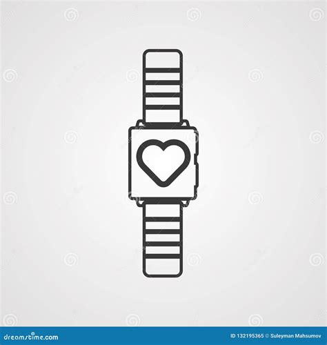 Smartwatch Vector Icon Sign Symbol Stock Vector Illustration Of Cartoon Deer 132195365