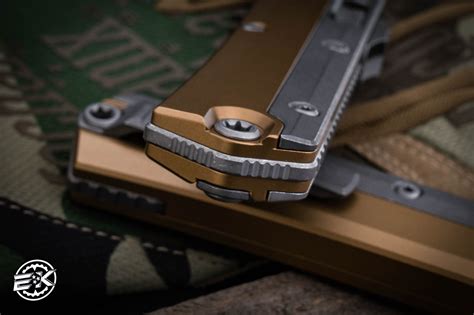 Microtech Glykon Otf Automatic Knife Tan Aluminum Titanium 3 75