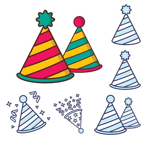 2 쪽 무료로 다운로드 가능한 꼬깔모자 벡터 And 일러스트 Freepik