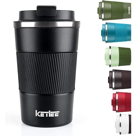 CS COSDDI Thermobecher Isolierbecher Edelstahl Travel Mug 13oz 380ml