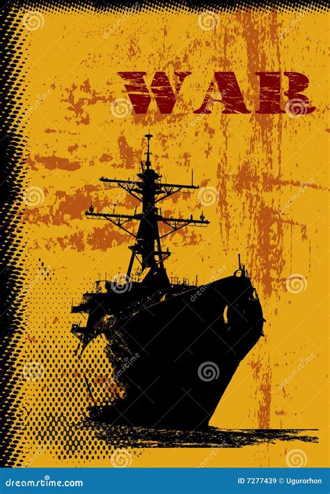 War Theme Background Stock Vector Illustration Of Decoration 7277439