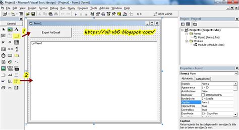 Cara Export Listview To Excel Dengan Visual Basic 60 Vb6 Kumpulan Source Code Aplikasi