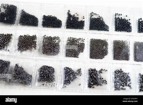 Close Up Of Abrasive Blasting Media Samplecut Wire Shot Peening
