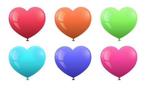 Premium Vector Vector Set Of Red 3d Hearts Isolated On A White Background
