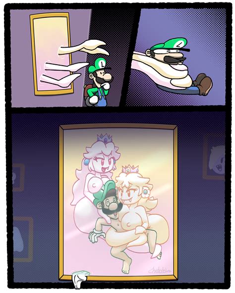 Rule 34 Boo Mario Chabble Comic Ghost Ghost Girl Ghost Tail Luigi