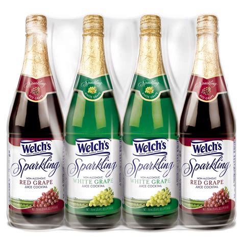 Welchs Sparkling Juice Cocktail Variety Pack 750 Ml 4