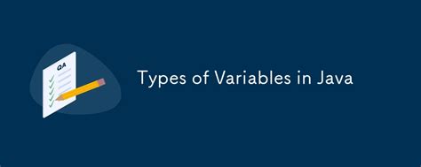 Java 中變數的型別 Java教程 Php中文網