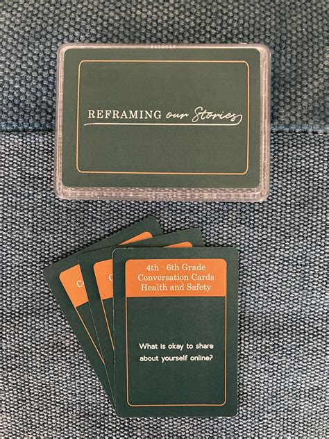 Conversation Cards 4th 6th Grade — Reframing Our Stories