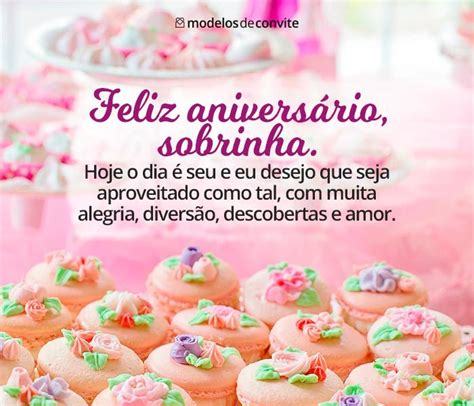 Cart O De Anivers Rio Para Sobrinha