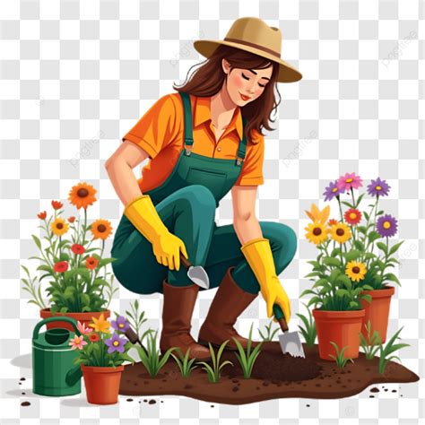 Gardening Clip Art Without Background Plant Garden Clipart Vegetable