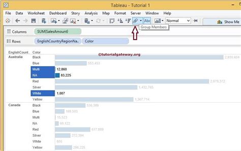 Tableau Grouping Or Group By