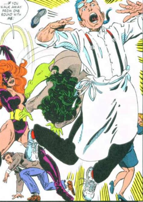 Titania Throws She Hulk Around By Bo Dennis On Deviantart