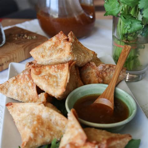 Crab Rangoon With Sweet And Sour Sauce Kilted Chef
