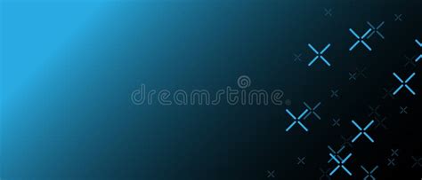 Abstract Horizontal Background With Blue Crosses Pattern Modern