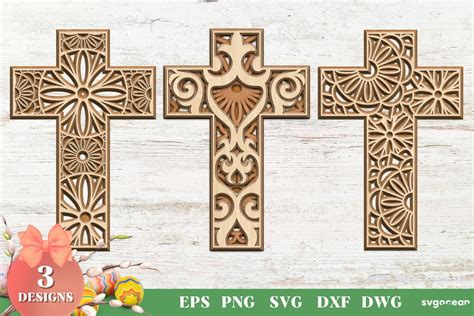 Cross Laser Cut Graphic By SvgOcean Creative Fabrica
