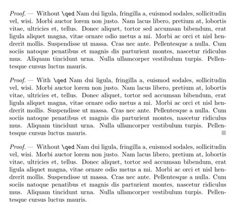 Theorems With Ntheorem Thmmarks And No Amsthm Defining The Proof Environment Right Tex