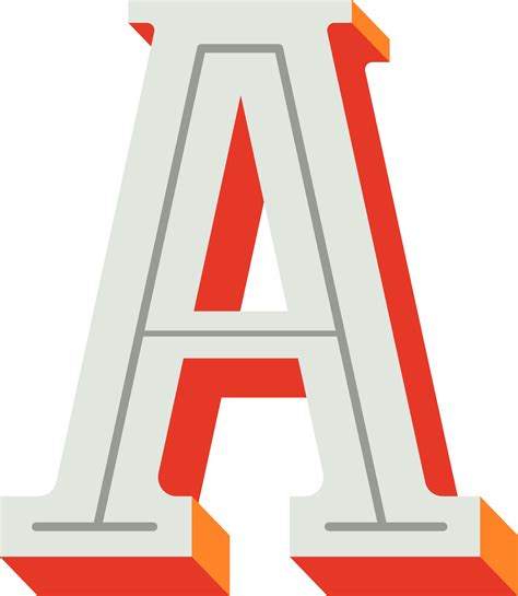 Vintage Retro Alphabet Typography PNG