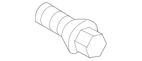 2001-2024 Audi Wheel Bolt WHT-002-438 | Genuine Audi Parts