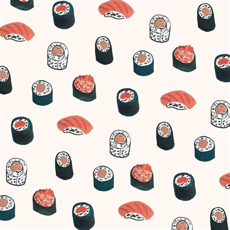 Cartoon Sushi Wallpapers Top Free Cartoon Sushi Backgrounds