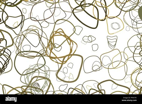 Abstract Conceptual Geometric Random Rounded Shapes Pattern Good For Web Page Graphic Design