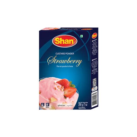 Shan Custard Strawberry 200g Basra Asian Food