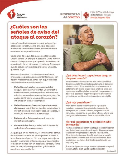 Text ¿cuáles Son Las Señales De Aviso Del Ataque Al Corazón