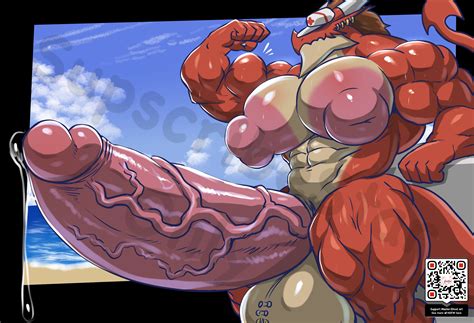 Rule 34 5 Fingers Abs Anthro Areola Balls Beach Biceps Big Muscles