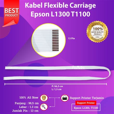 Jual Kabel Sensor Carriage Epson L1300 T1100 Flexible Cable Printer 15