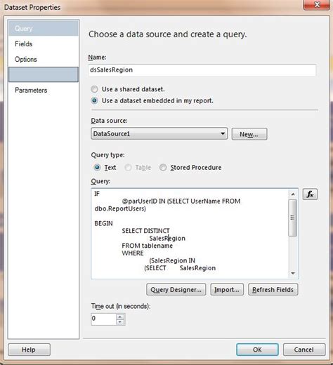 How To Setup Report Parameters To Default Based On User Credentials