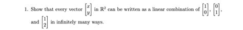Solved Show That Every Vector In X Y Can Be Written As A Chegg Com