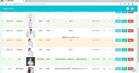 医院挂号问诊系统附论文 毕设课设论文代写项目免费下载项目修改开发源码久久code99top