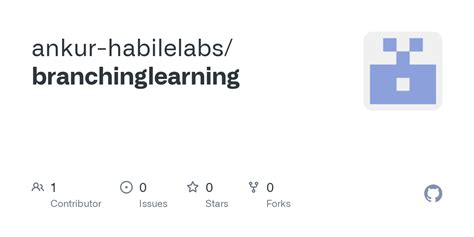 Github Ankur Habilelabs Branchinglearning
